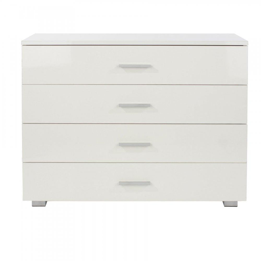 Rimini 4 Drawer Chest White
